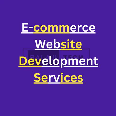 E Commerce Website Design Balaji Tech ID 2852200711533