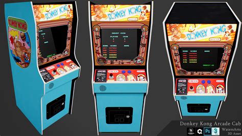 Artstation Donkey Kong Arcade Cabinet