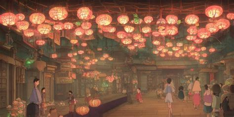 Spirited Away Bathhouse By Wolfsong929 Spirited Away Bathhouse Ghibli