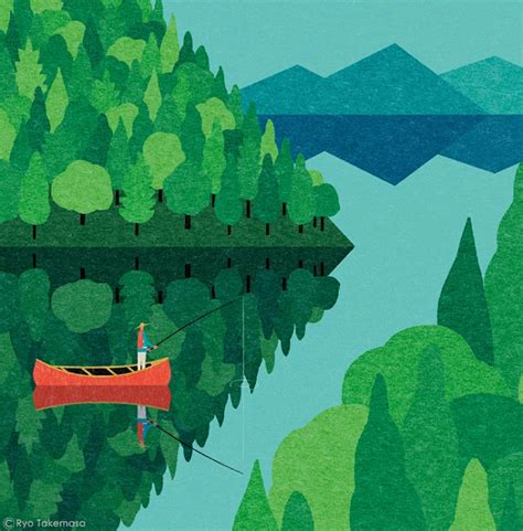 日本插画师武政谅作品之三 视觉中国设计师社区 花瓣网