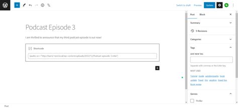 How To Display Audio With Shortcodes On Your Wordpress Site