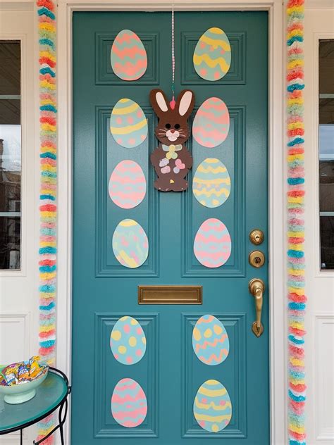 24 Easter Door Decorations Perfect For Apartment Living
