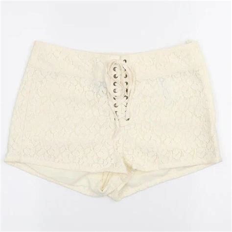 Lace Booty Shorts Size 6 Perfect For Festivals Depop