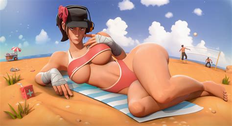 Rule 34 1girls Background Character Background Characters Beach Beach