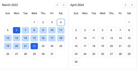 A DateRange Picker Made With Tailwind And Date Fns