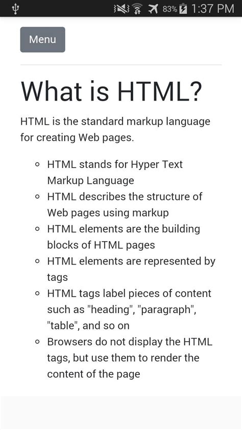 Learn Html Apk For Android Download