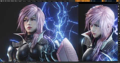 Claire Farron Finished Projects Blender Artists Community