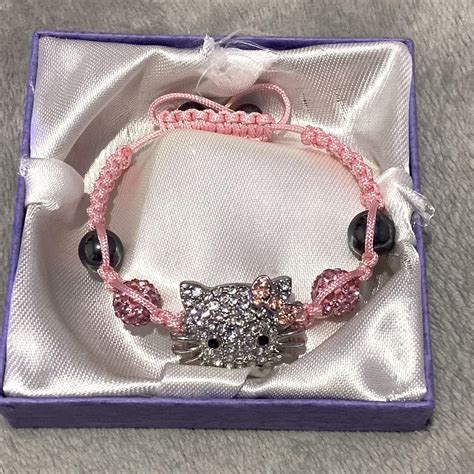 Pink Hello Kitty String Bracelet Cute And Depop