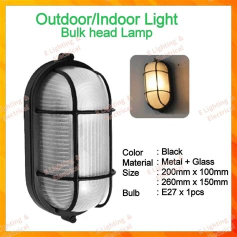 Nordic Style Outdoor Bulkhead Lamp 60w 100w Waterproof Ip65 Wall Light