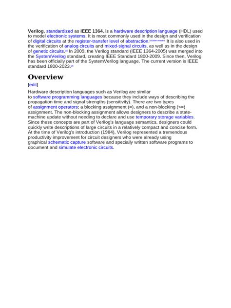 Verilog Pdf
