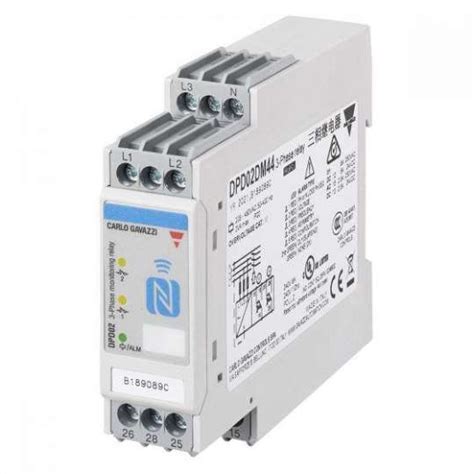Carlo Gavazzi Dpd02dm44 Nfc Configurable 3 Phase Voltage And Frequency