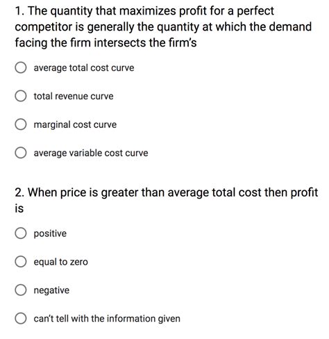 solved 3 when price is below average variable cost and