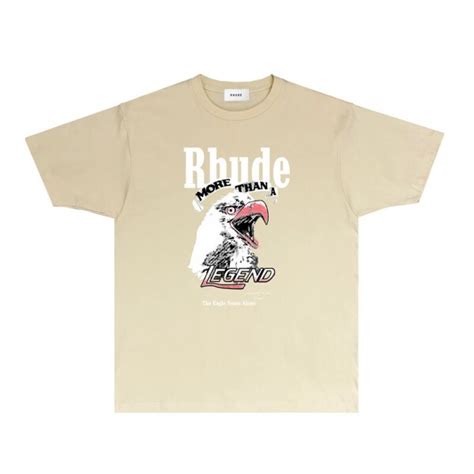 루드 Rhude 독수리 프린트 빈티지 트렌드 반팔 티 남녀 공용 위핑