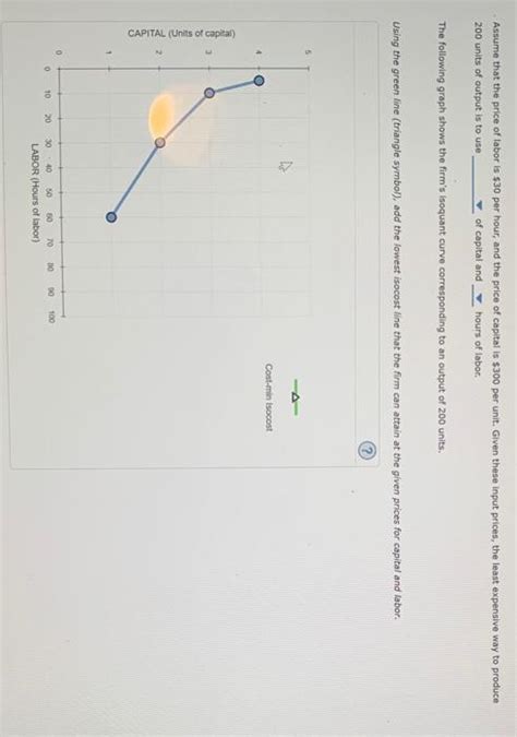Solved Suppose A Firm Has Two Inputs Capital And Labor The