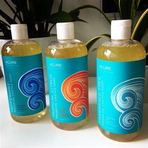 Acure Has A New Line Of Castile Soaps Fragrance Free Products