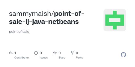 github sammymaish point of sale ij java netbeans point of sale