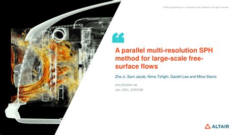 Pdf A Parallel Multi Resolution Sph Method For Large Scale Free