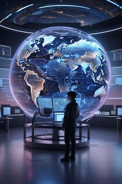 Premium Ai Image Photo Cybersecurity Computer Hacker With Hoodie And