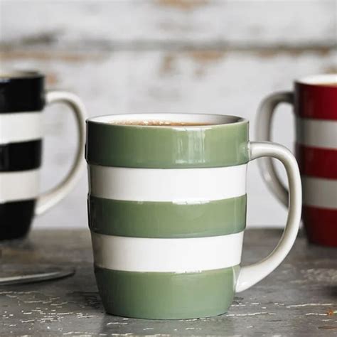 Cornishware Cornish Mug 12oz Willow Green Redber Coffee