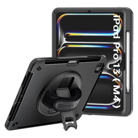 Ipad Pro 13 Inch M4 M5 Waterproof Shockproof Case With Mounting