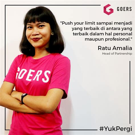 Hi Goers Perkenalkan Salah Satu Goers Ranger Kami Ratu Amalia Lia Sangat Menyukai Musik Dan