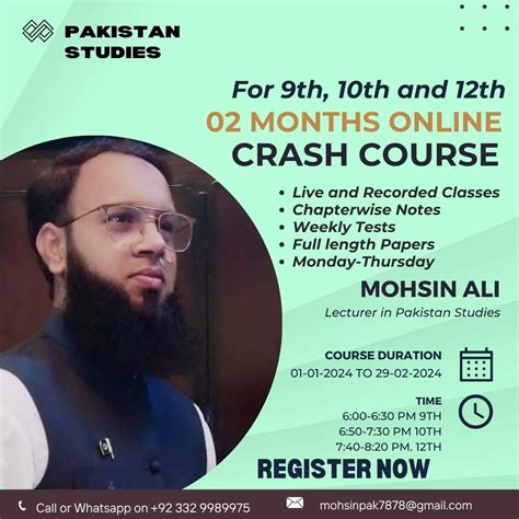 mohsin ali on linkedin three days trial classes