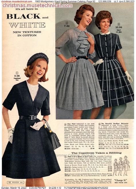 1963 Montgomery Ward Spring Summer Catalog Page 92 Catalogs