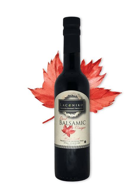 Maple Dark Balsamic Laconiko Premium Olive Oils And Balsamics Laconiko
