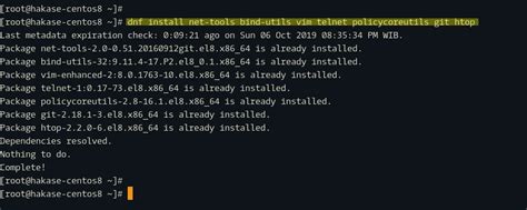 CentOS 8 Initial Setup And Basic Configuration VITUX