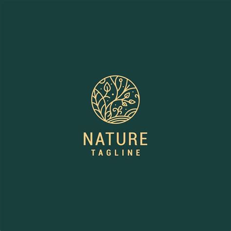 Premium Vector Nature Logo Design Icon Vector