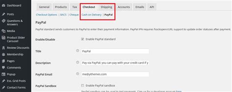 WooCommerce How To Configure The PayPal Settings