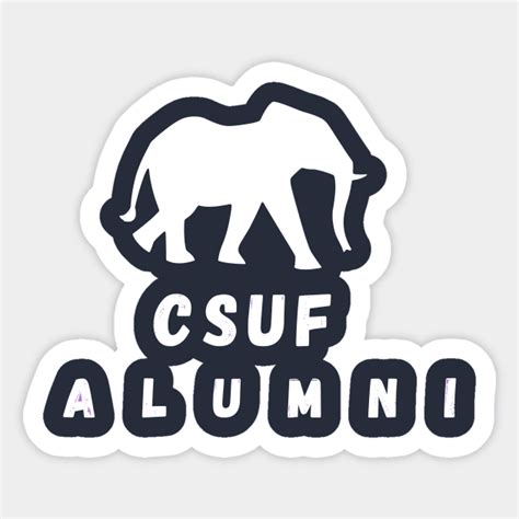 Csuf Alumni Csuf Sticker Teepublic