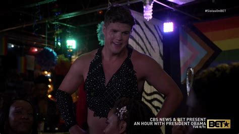 Auscaps Devale Ellis Shirtless With Ben Vandermey In Sistas 2 06 That