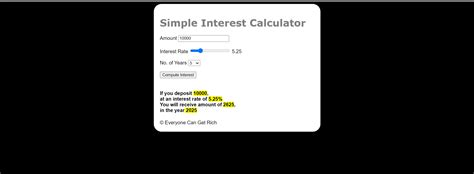 Github Sakshishetty1010simple Interest Simple Interest Calculator