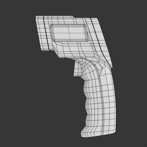 Infrared Thermometer 3d Model Cgtrader