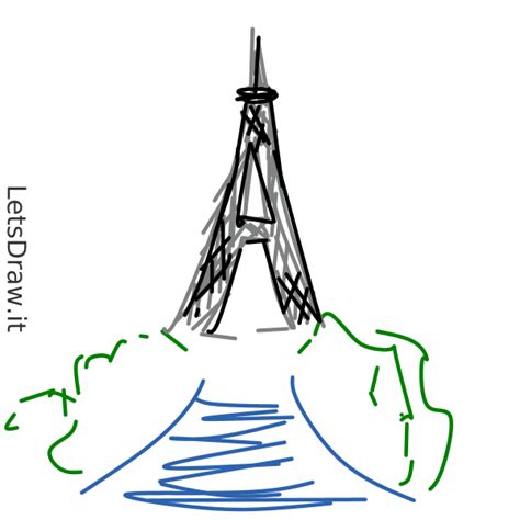 How To Draw Eiffel Tower Ctdsnw8hq Png LetsDrawIt