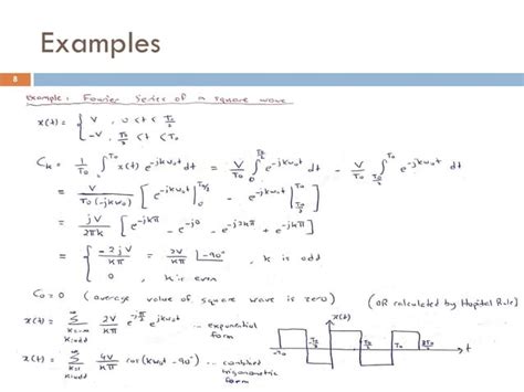 Signals And Systems Fourier Transform Problems Examples And More About The Lesson Ppt