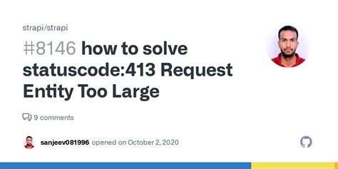 How To Solve Statuscode413 Request Entity Too Large · Issue 8146
