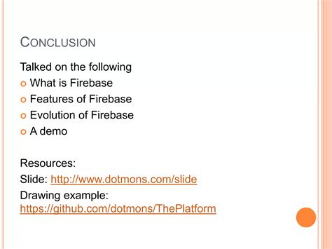 The Platform Firebase Pptx Internet Computing
