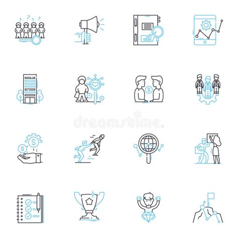 Metrics And Tables Linear Icons Set Analytics Metrics Data Table Chart Spreadsheet