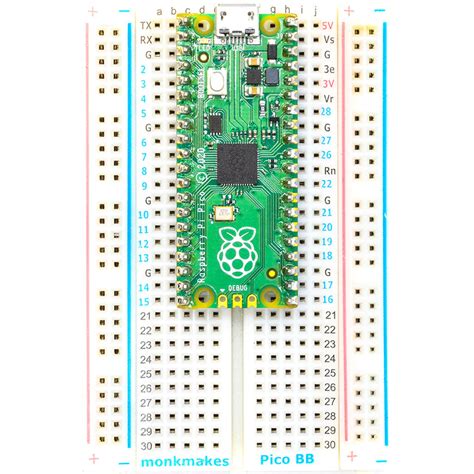 Monk Makes Breadboard For Pico Kitronik Ltd