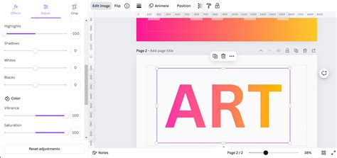 applying gradients color to text in canva entheosweb