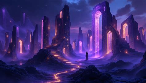 Free Mystical Shadow Portals Image Fantasy Portals Purple
