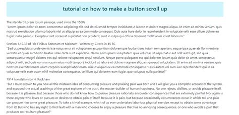 Cara Mudah Membuat Button Scroll Keatas Dengan Html Css Sahretech