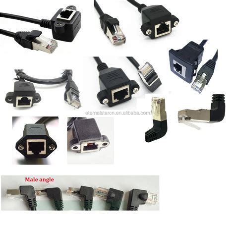 90 Degree Rj45 Ethernet Cables Efficient Network Extensions