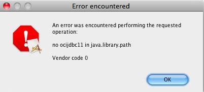 Ошибка no ocijdbc in java library path и что с ней делать Мои IT заметки