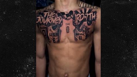 Nba Rookie Jeremiah Fears Jersey Chest Tattoo Took Over 10 Hours To
