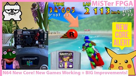Mister Fpga N64 Core Gets Big Update Gauntlet Time New Games Speed