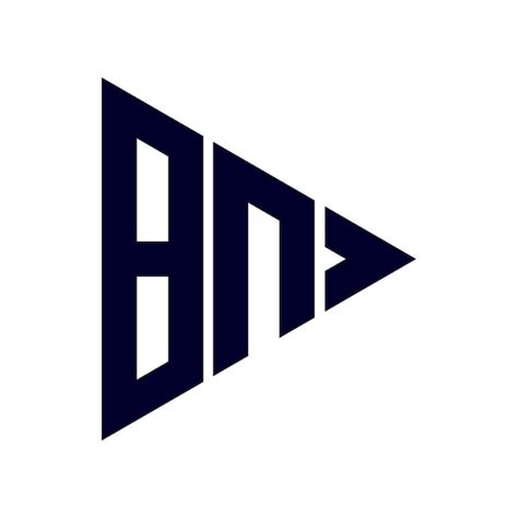 Premium Vector Bn Letter Logo Design