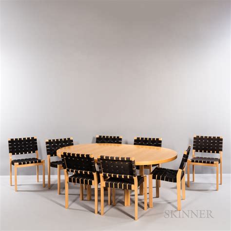 Alvar Aalto Finnish 1898 1976 For Artek Model H90 Dining Table